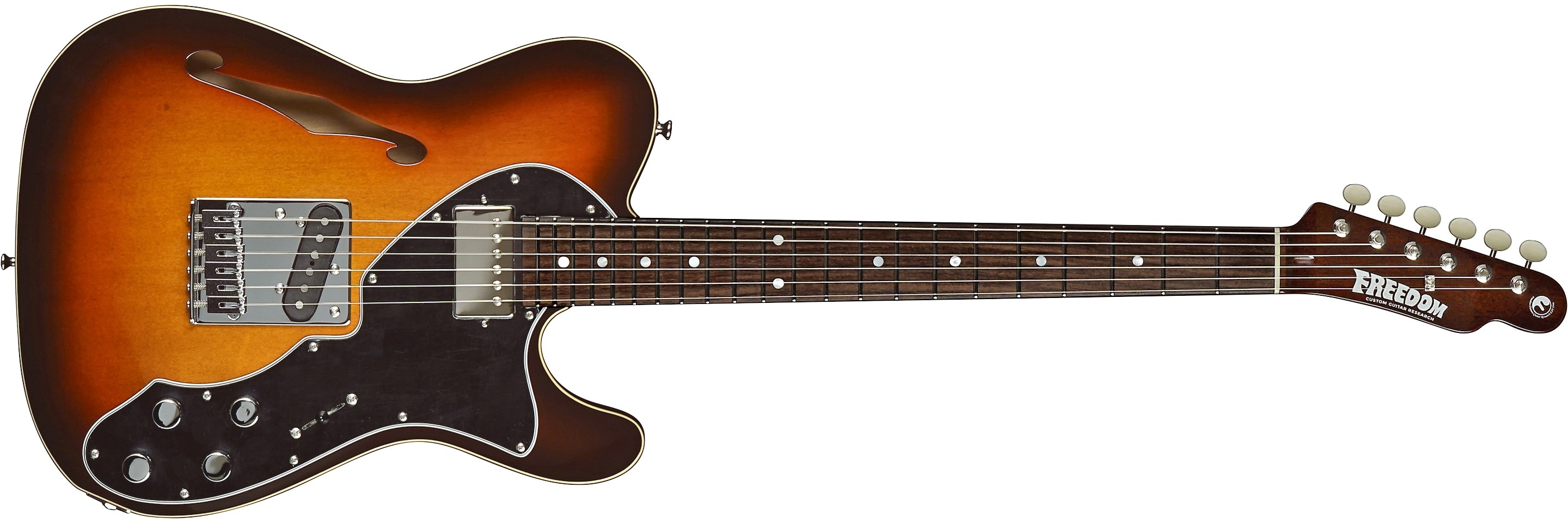 TE Pepper Semi Hollow(Green Pepper) - Freedom Custom Guitar Research